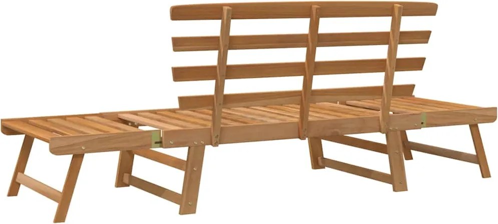 Zahradní lavice 2 v 1 190 cm masivní akácie 316471