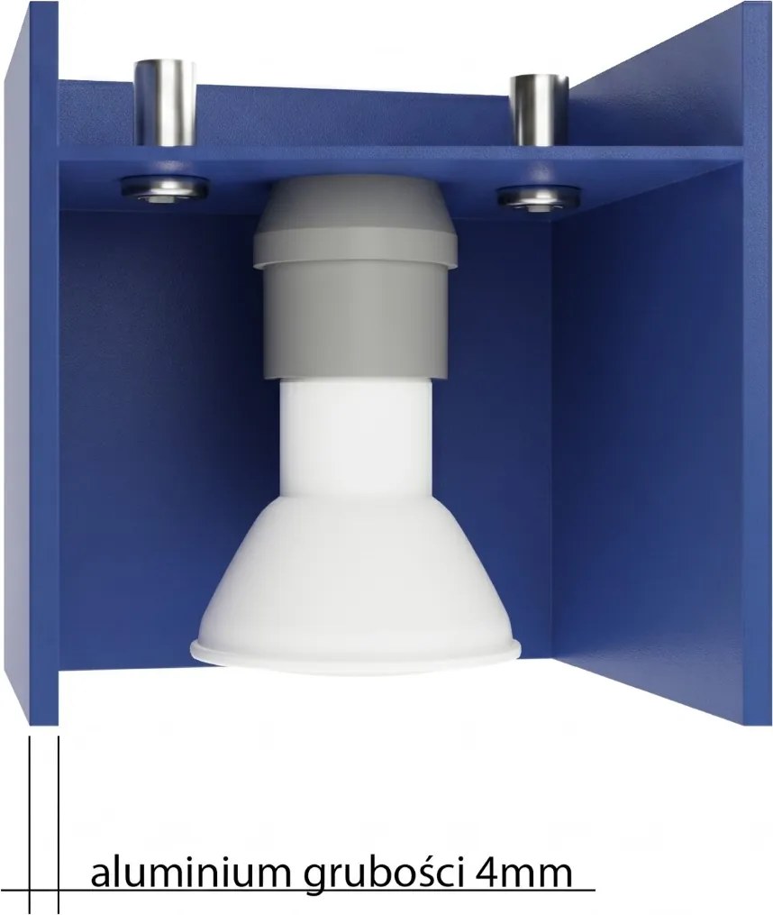 Sollux Lighting Stropní svítidlo QUAD 1 ultramarín