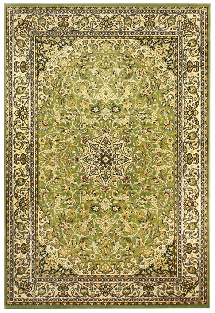 Sintelon, Kusový koberec SOLID 55 APA, 200x300, zelená, chodba / předsíň