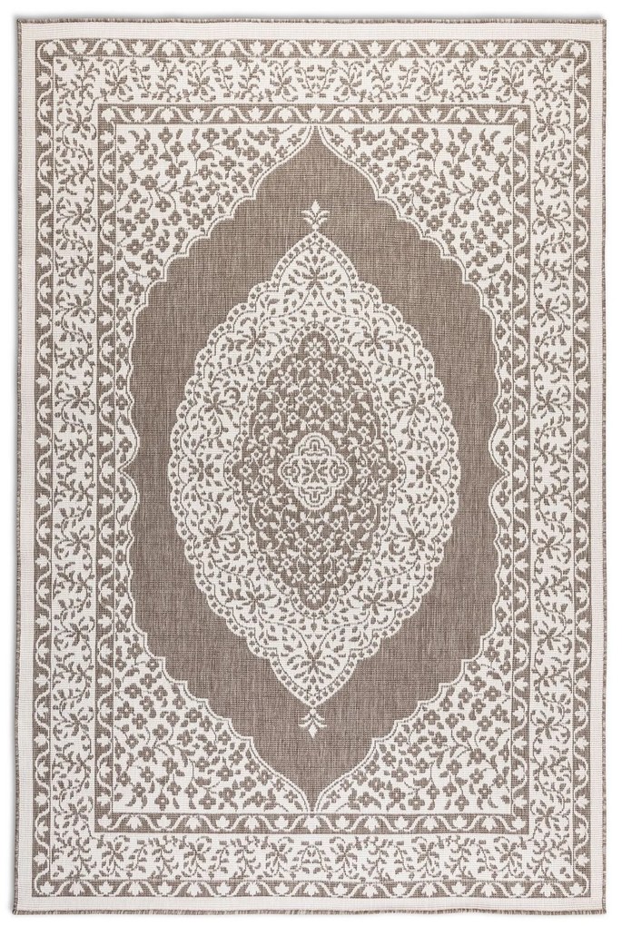 ELLE Decoration, Kusový koberec Gemini 106026 Linen z kolekce Elle – na ven i na doma, 200x290, béžová, chodba / předsíň