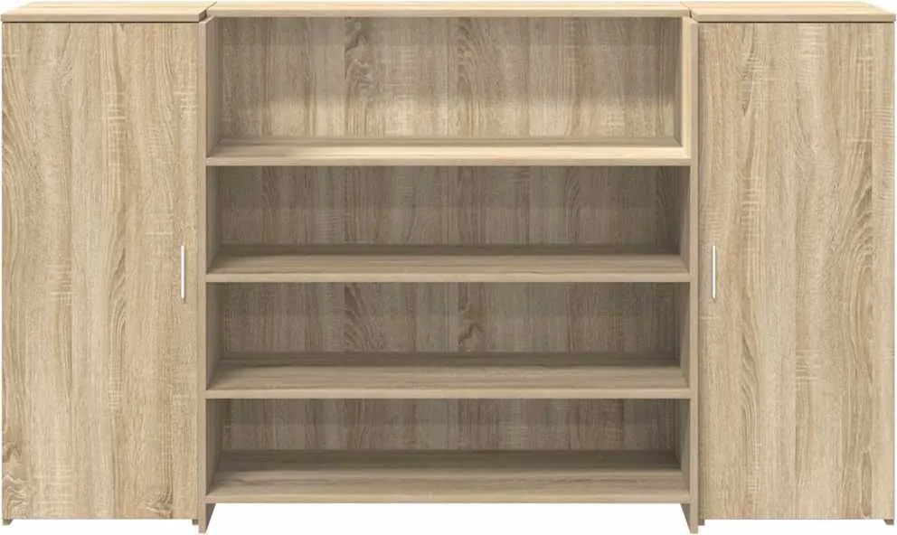 Recepční stůl dub sonoma 180x50x103,5 cm kompozitní dřevo 3324171