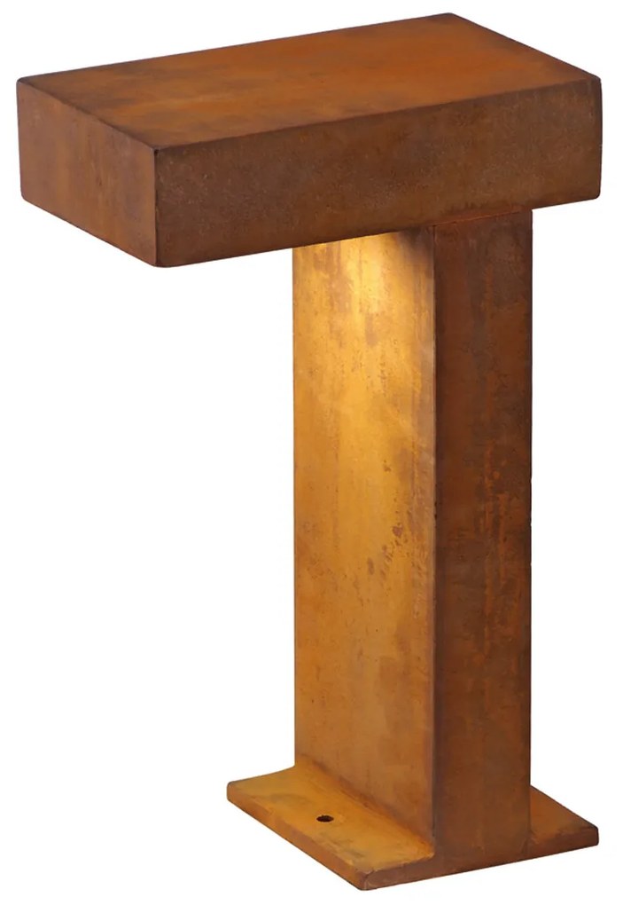 SLV 230090 Rusty Pathlight, venkovní svítidlo, 1x9W úsporné, patina rzi, IP44, 40cm