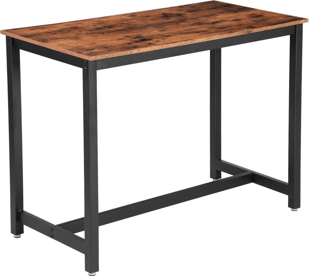 XXXLutz BAROVÝ STŮL, hnědá, černá, 120/60/90 cm Boxxx - Barové stoly - 002543002801