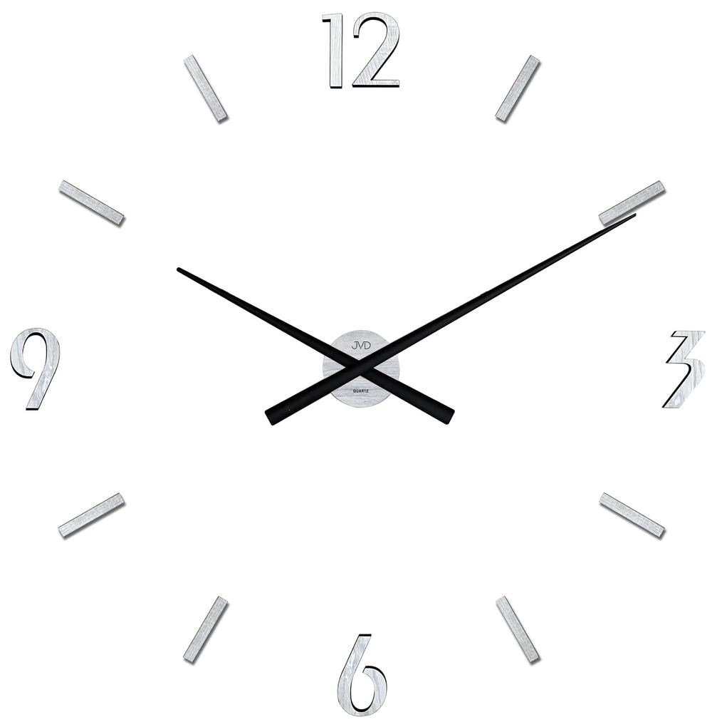 JVD Nástěnné designové nalepovací hodiny v imitaci dřeva JVD HT467.2