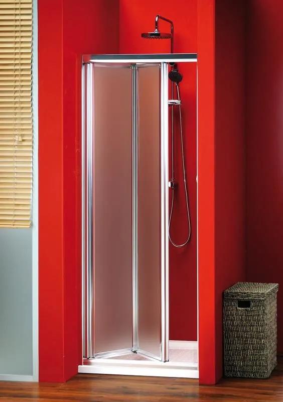 Sprchové dveře dvoudílné zalamovací - sklo Brick (SG3849) Gelco