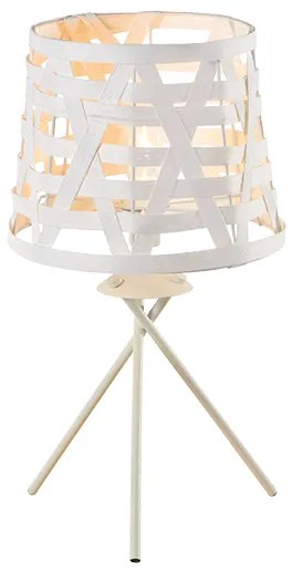 ACA DECOR Stolní lampa Veneer bílá