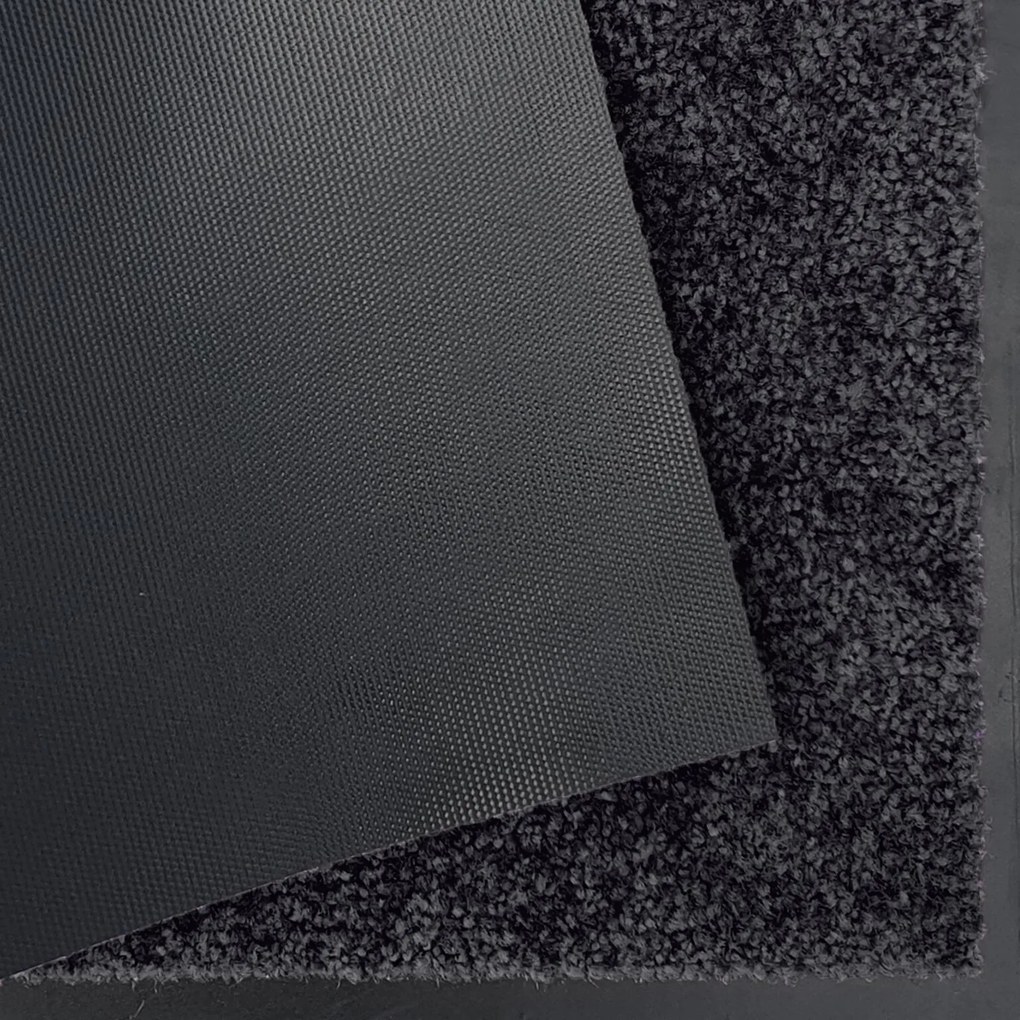 Hanse Home, Rohožka Wash & Clean 102011 Black, 60x180, šedá, chodba / předsíň