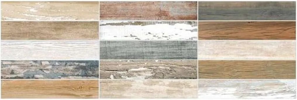 EBS Clayme - Dekor 25x75 cm, matná wood brown ER37624