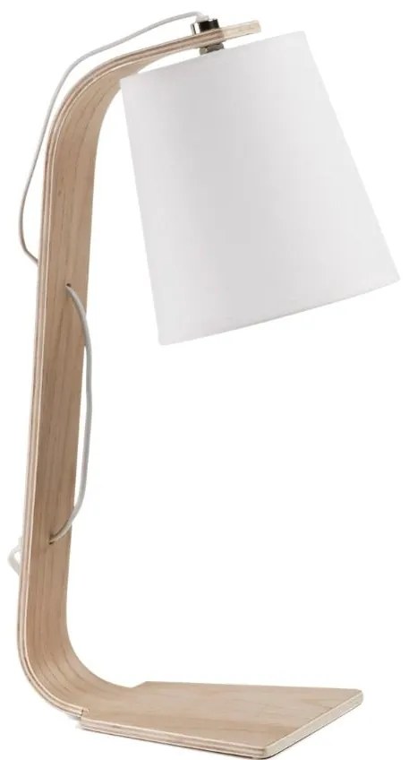 Dubová stolní lampa Kave Home Repcy