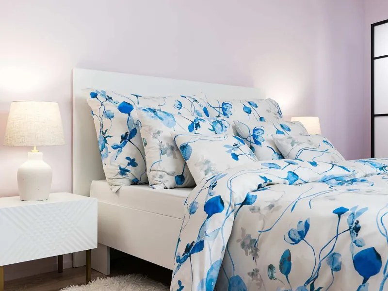 DADKA Povlak na polštář bavlna Bloom elegance banán Rozměr 50x70