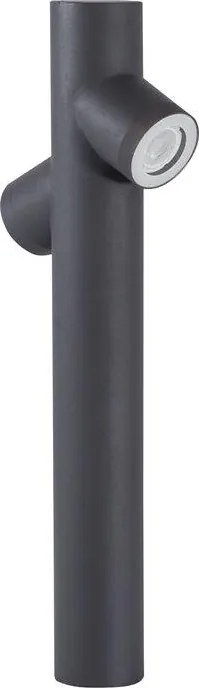 NV 9291703 Venkovní sloupkové svítidlo RAMO tmavě šedý hliník skleněný difuzor GU10 2x7W 220-240V IP65 bez žárovky - NOVA LUCE