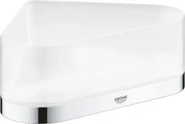 Grohe Selection - Miska do sprchy s držákem rohová chrom