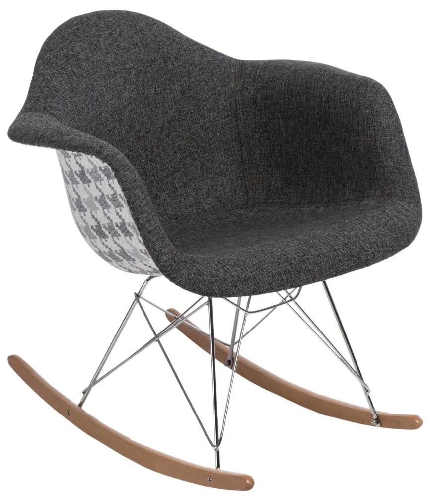 Židle P018 RAR vzor šedá/pepito