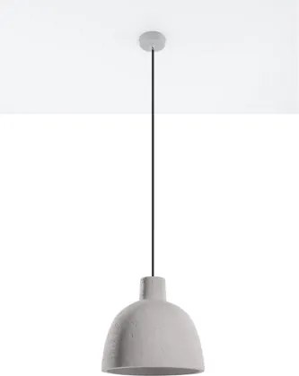 Betonový lustr SOLLUX Damaso E27 1x60W bez zdroje SL.0281