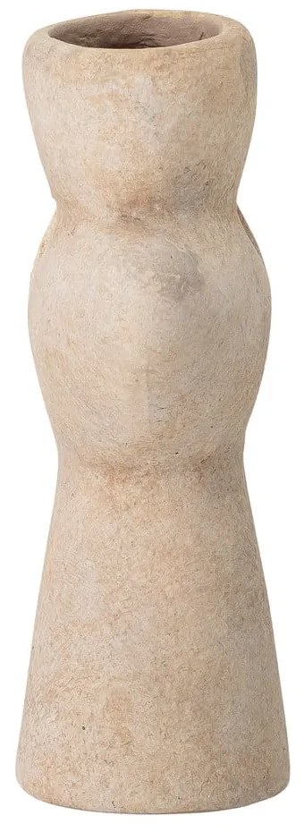 Béžová terakotová váza Bloomingville Ngoie, výška 17 cm