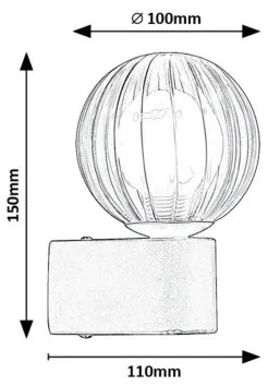 Rabalux 75021 - Venkovní nástěnné svítidlo COLZAR 1xG9/3,5W/230V