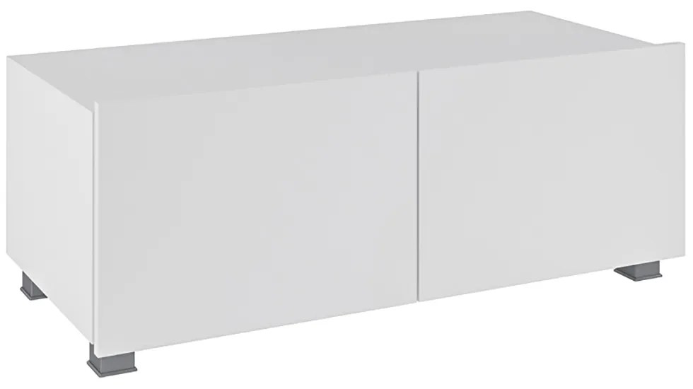 Obývací stěna CALABRINI c | 200 cm | 4 díly N | černá lesk/bílá lesk