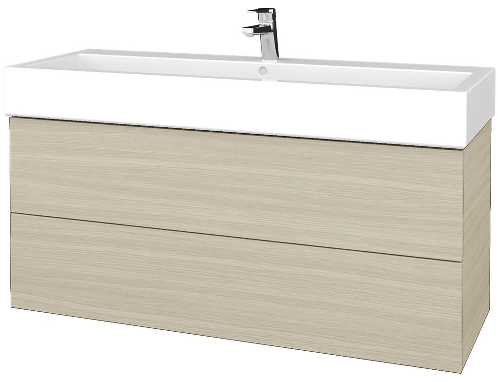 Dřevojas Koupelnová skříň VARIANTE SZZ2 120 Varianta: N01 Bílá lesk / IND Individual