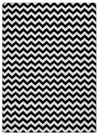 koberec SKETCH F561 krém/ černá cikcak velikost 160x220 cm | krásné koberce cz