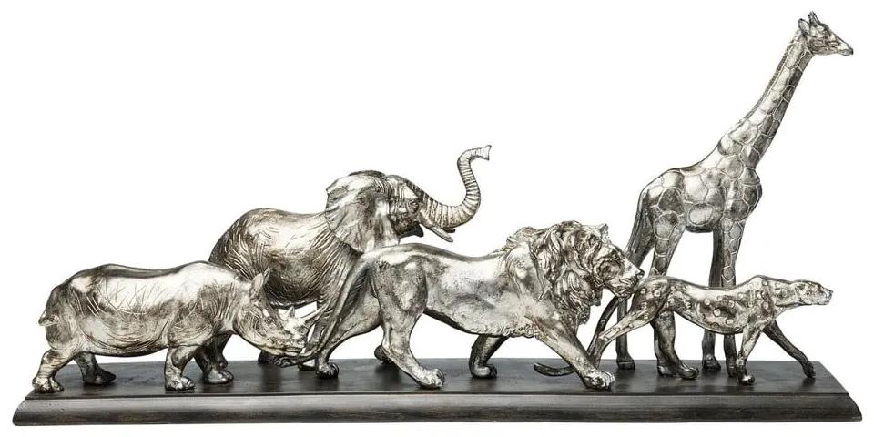 Dekorativní soška Kare Design Animal Journey, délka 71 cm