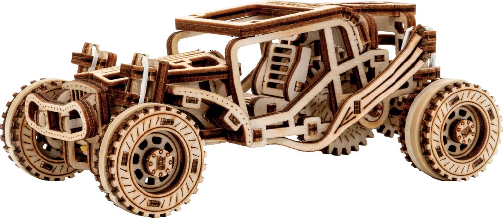 3d puzzle wooden city automobil buggy 137 dílů