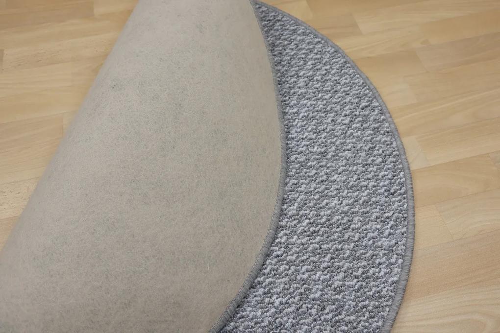 Vopi koberce Kusový koberec Toledo šedé kruh - 250x250 (průměr) kruh cm