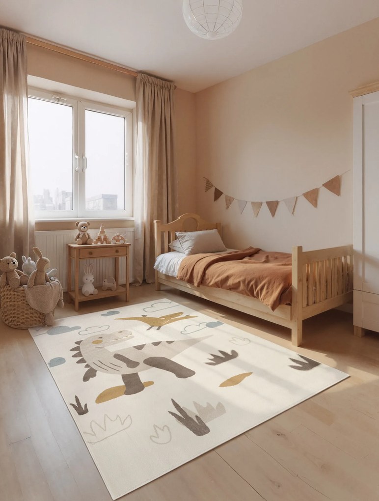 Hanse Home, Dětský koberec Adventures 106412 Cream Multicolor, 120x170, vícebarevná, dětský pokoj