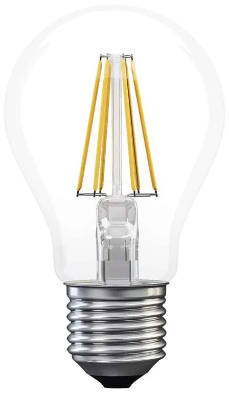 LED žárovka Filament A60 A++ 4W E27 teplá bílá