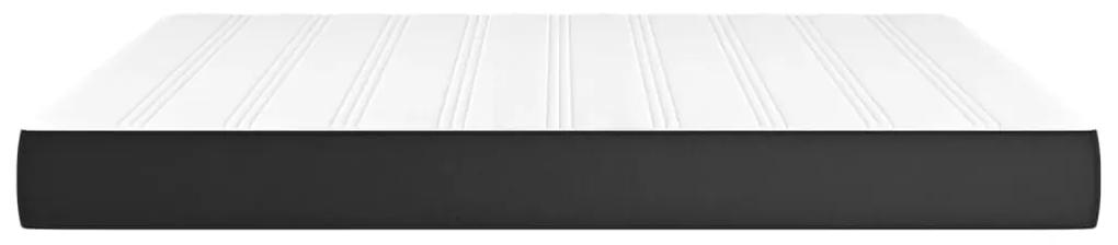 Taštičková matrace černá 160x200x20 cm umělá kůže,  347822