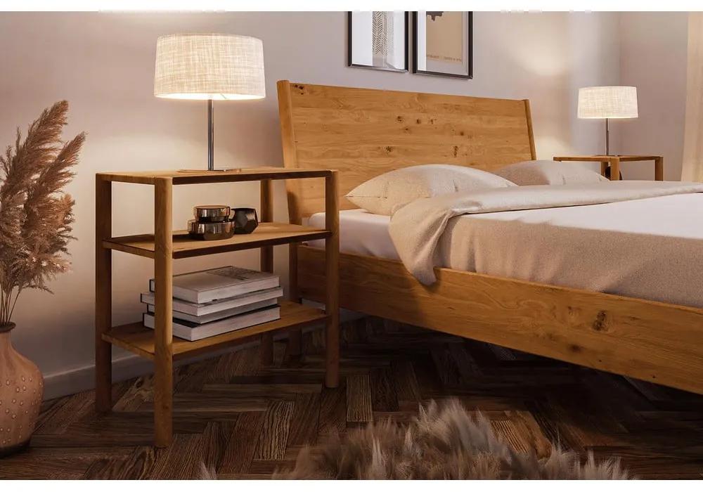Dvoulůžková postel z dubového dřeva 160x200 cm Pola - The Beds