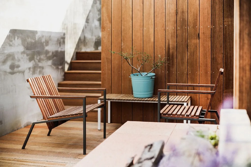 Zahradní nábytek Egoé Zahradní nízký dlouhý stůl Axis Dřevo: akát bez povrchové úpravy