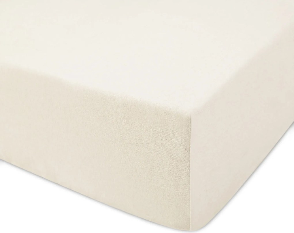 JERSEY PROSTĚRADLO PREMIUM 120X200 CM PŘÍRODNÍ