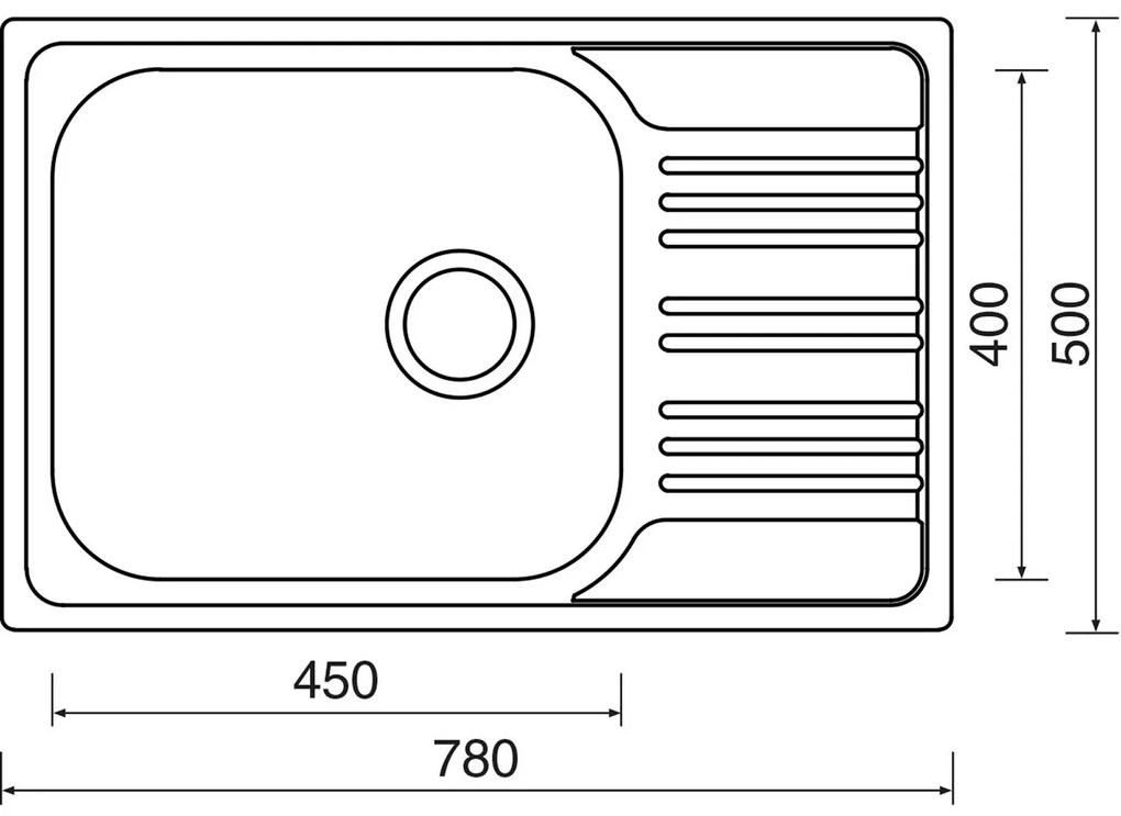 Set Sinks STAR 780 XXL V+PRONTO