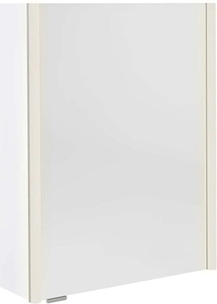 Sapho Alix - Zrcadlová skříňka s LED osvětlením 56x70x18 cm, 2x dvířka, P/L, bílá AX156-0030