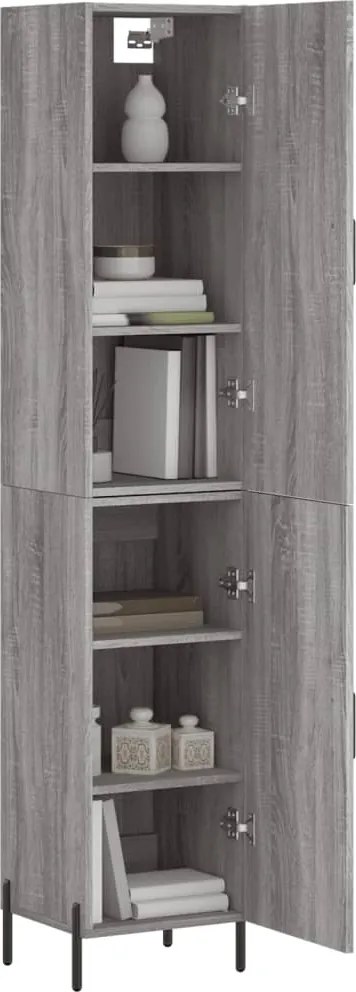 Skříň highboard šedá sonoma 34,5 x 34 x 180 cm kompozitní dřevo 3198799