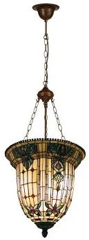 Závěsná lampa Tiffany ART DECO Clayre &amp; Eef 5LL-5307