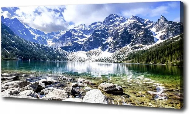 Foto Obraz Na Plátně Canvas Premium Mořské oko Tatry 100x50 cm