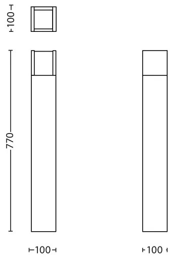 Philips 16462/93/16 - LED Venkovní lampa MYGARDEN ARBOUR LED/6W/230V IP44