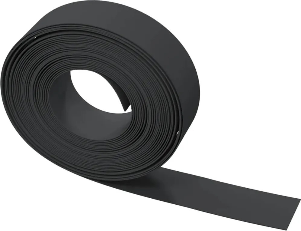 Travní lemy 5 ks černé 10 m 15 cm polyethylen 3155447