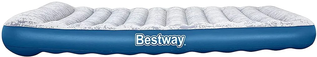 BESTWAY TriTech Fashion Flock Queen Nafukovací postel s pumpou, 203 x 152 x 30 cm 67836