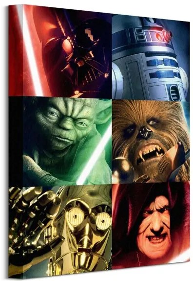 Art Group Obraz na plátně Star Wars (Squares) 30x40cm