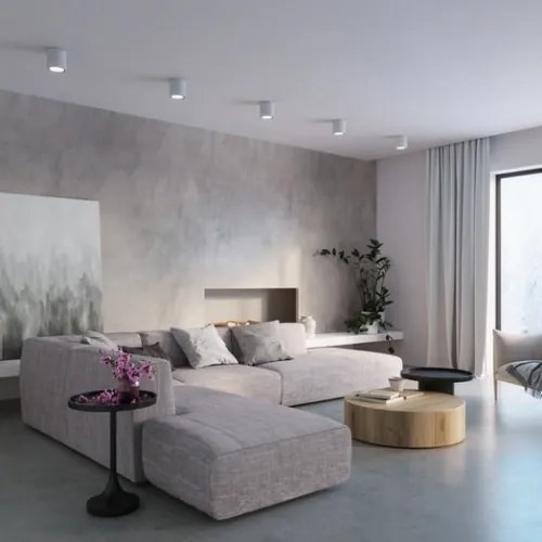 Stropní bodové svítidlo SOLLUX Cullo GU10 1x40W bez zdroje SL.0645 beton