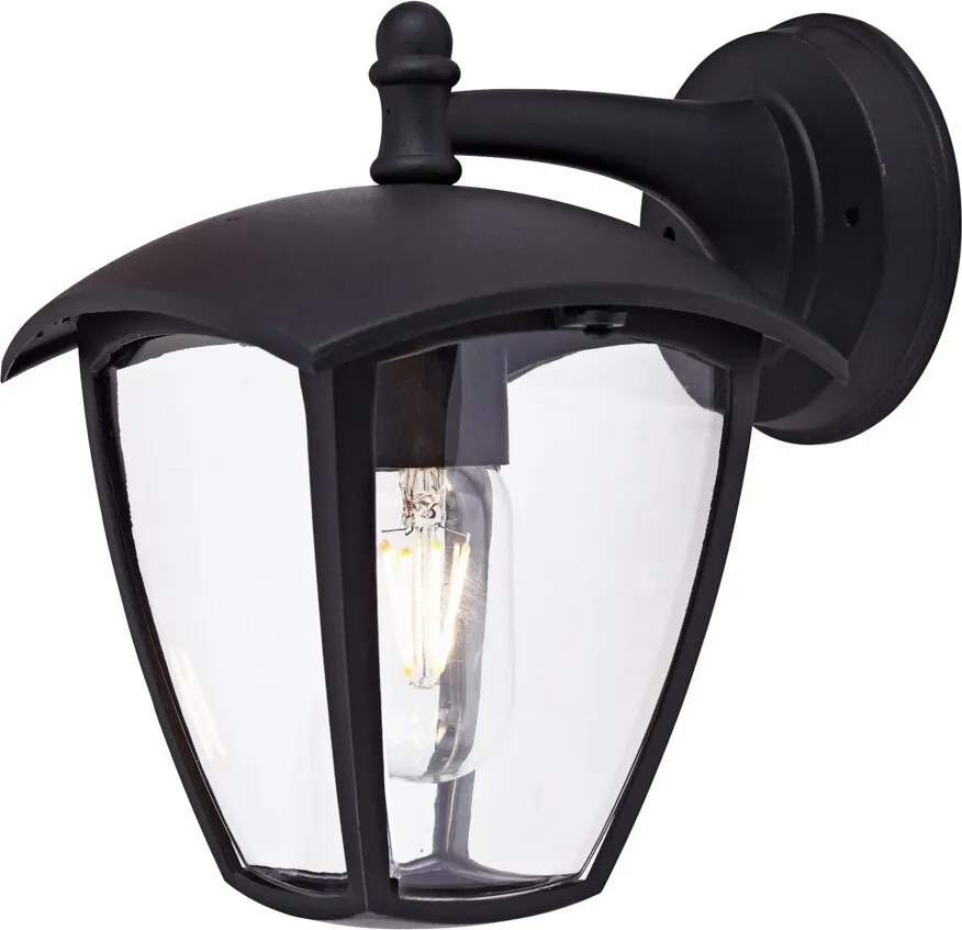 Lampa nástěnná lampa černá CHS-1 E27
