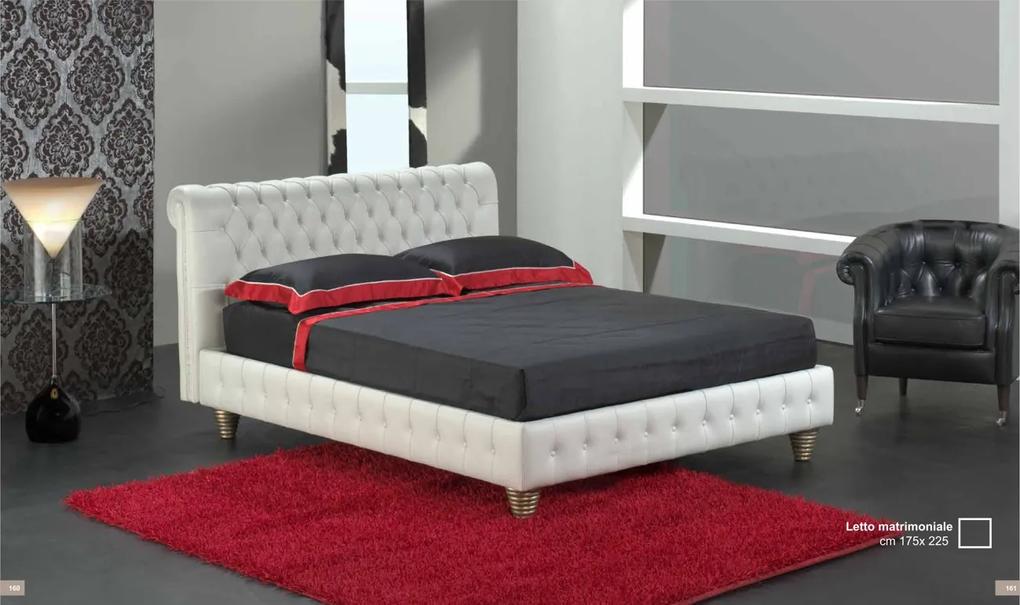 CASA DIVANI Italská kožená postel Venice Velikost: 160x200 cm, Vzorník kůží: Casadivani 3015