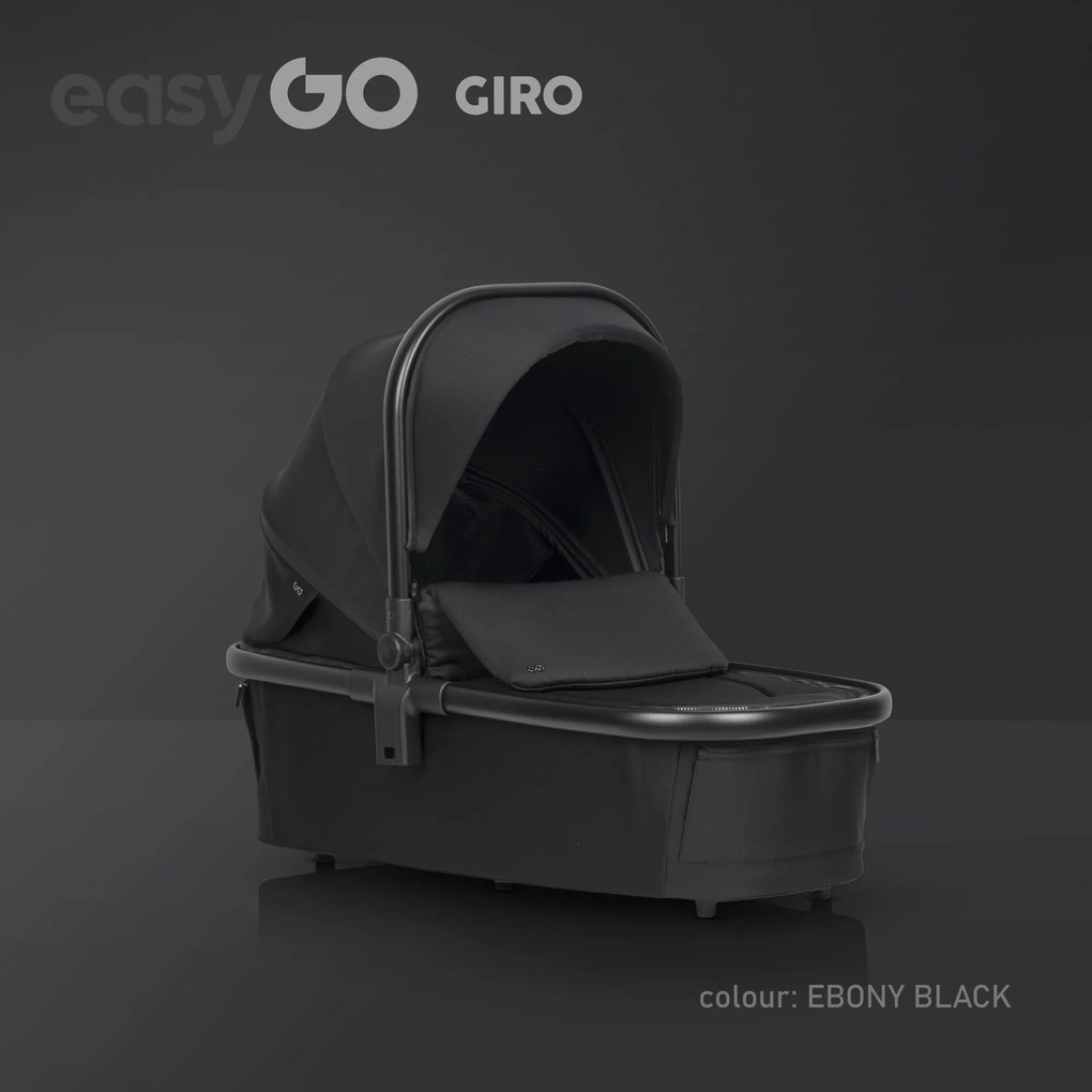 Kombinovaný kočárek EasyGo Giro 2v1 Ebony Black