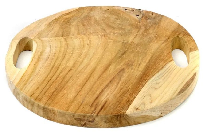 Servírovací tác Teak Root Tray 35 cm Bazar Bizar