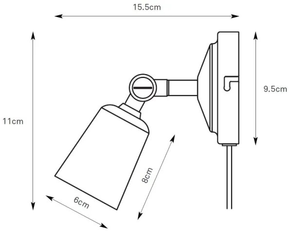 Markslöjd 108979 - Nástěnné bodové svítidlo TINY 1xGU10/7W/230V lesklý chrom