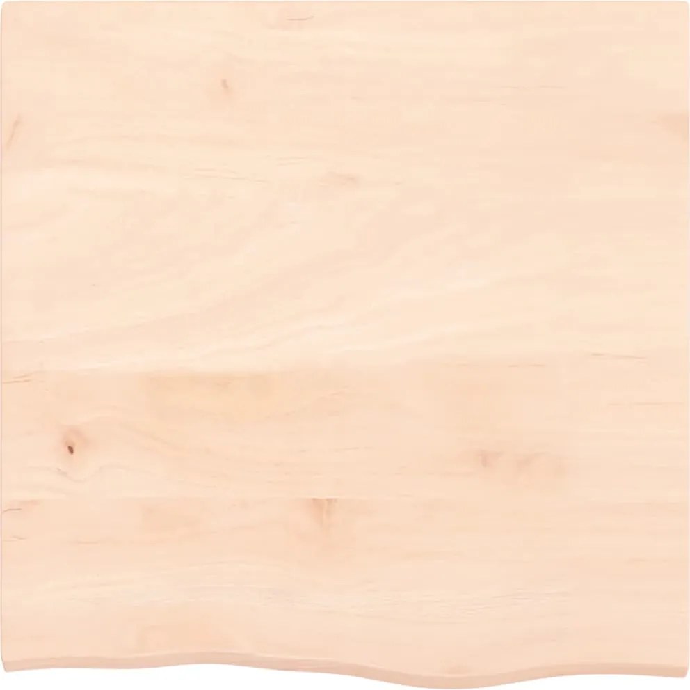 Koupelnová deska 60 x 60 x 2 cm neošetřené masivní dřevo 3156014
