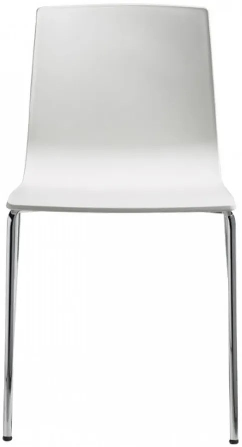 SCAB - Židle ALICE - bílá/chrom
