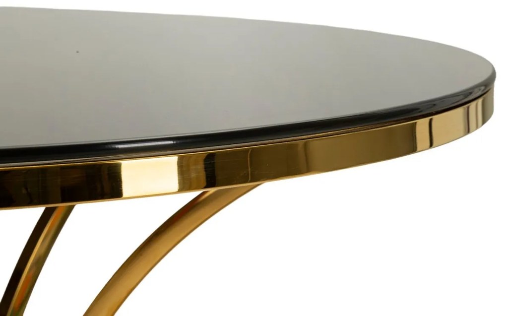 Designový jídelní stůl Tadanori 100 cm zlatý